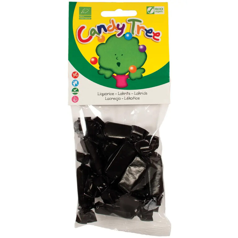 CANDY TREE Økologiske Veganske Lakrids Karameller - Glutenfri Slik