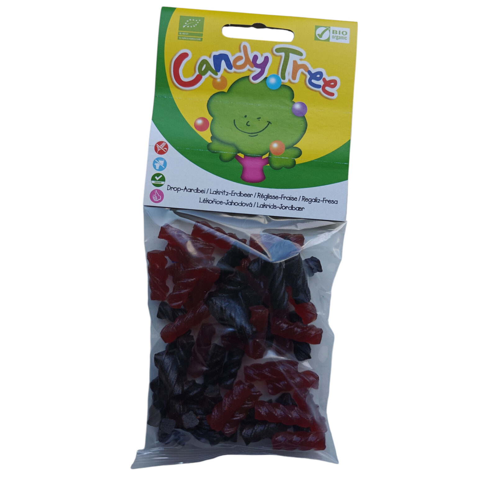 Lakrids/ jordbærmix | økologisk, vegansk og glutenfri | Candy Tree